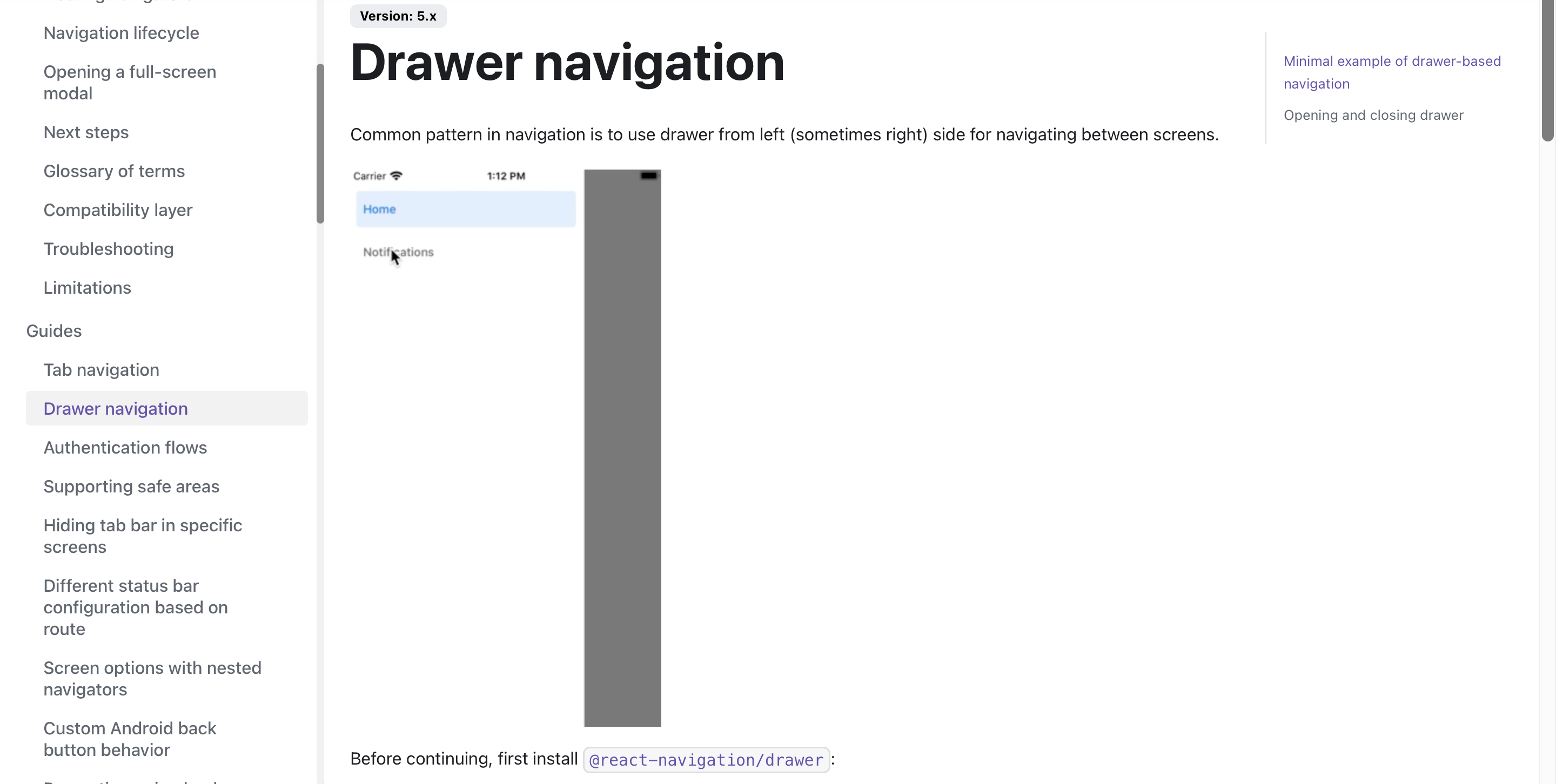 [React Native] Drawer와 Stack Navigatior 함께 사용하기